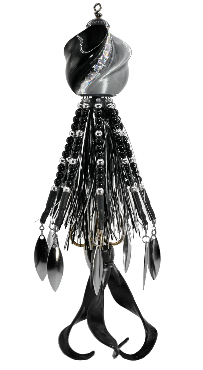 Spinblaster - Silver/Black – Spinblaster™ Lures